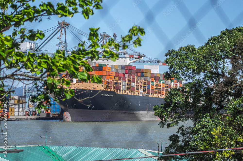 Navegantes-SC, Brazil - October 25, 2024. This image captures a ...