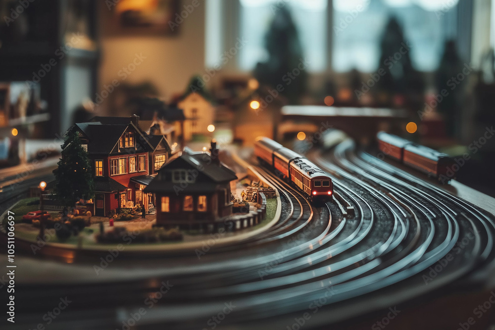 Model train layout table in a hobby shop: Unleash your imagination and ...