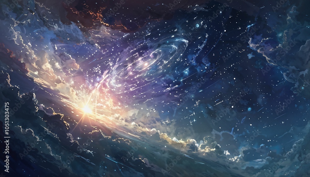 God Created the Firmament in the Midst of All Water to Separate Water ...