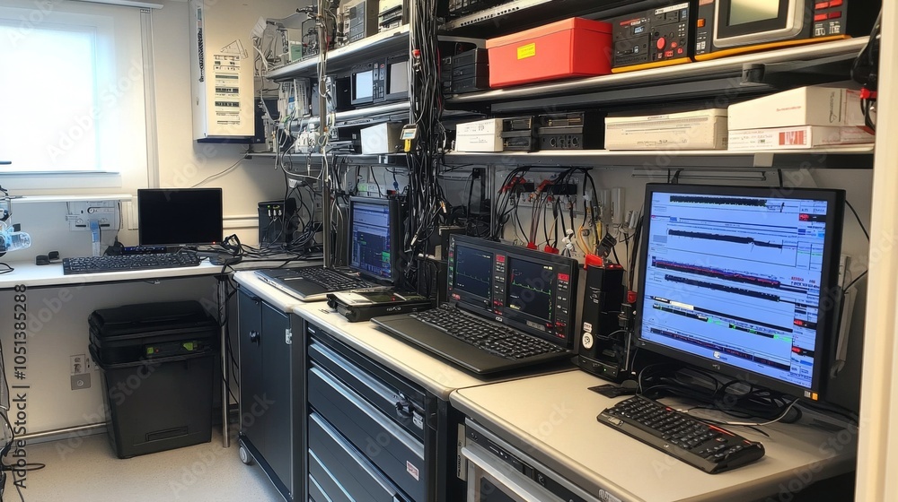 Cardiac Monitoring Unit Emergency Response System Setup Guide Stock ...