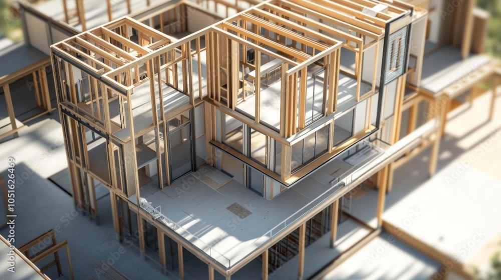 A close-up of a residential floor plan with labeled rooms and ...