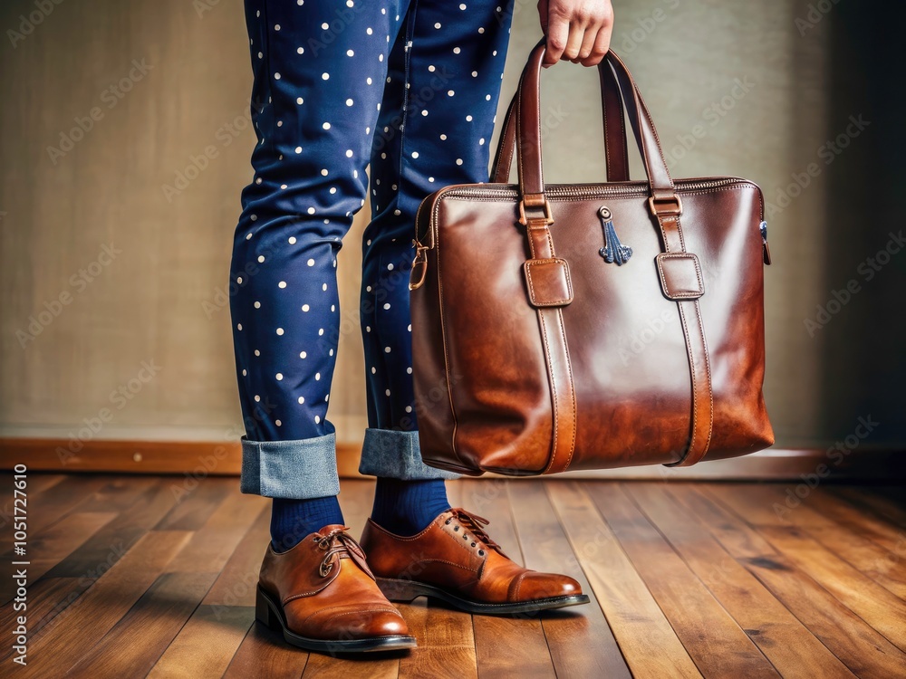 Vintage Style Fashion Photography of Man's Legs in Indigo Navy Blue ...