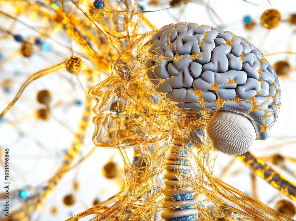 Embedding of human anatomy. A side view of the torso. Anatomy of the ...