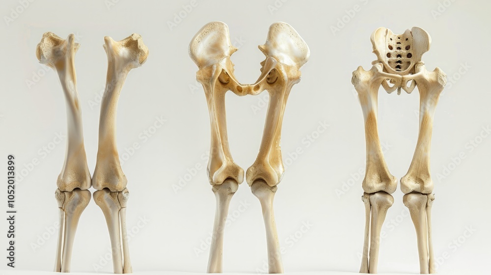 Illustration of slipped capital femoral epiphysis, showcasing femoral ...