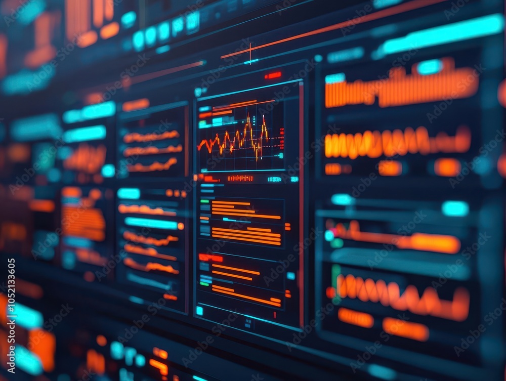 Detailed gene engineering software closeup with interactive DNA mapping ...
