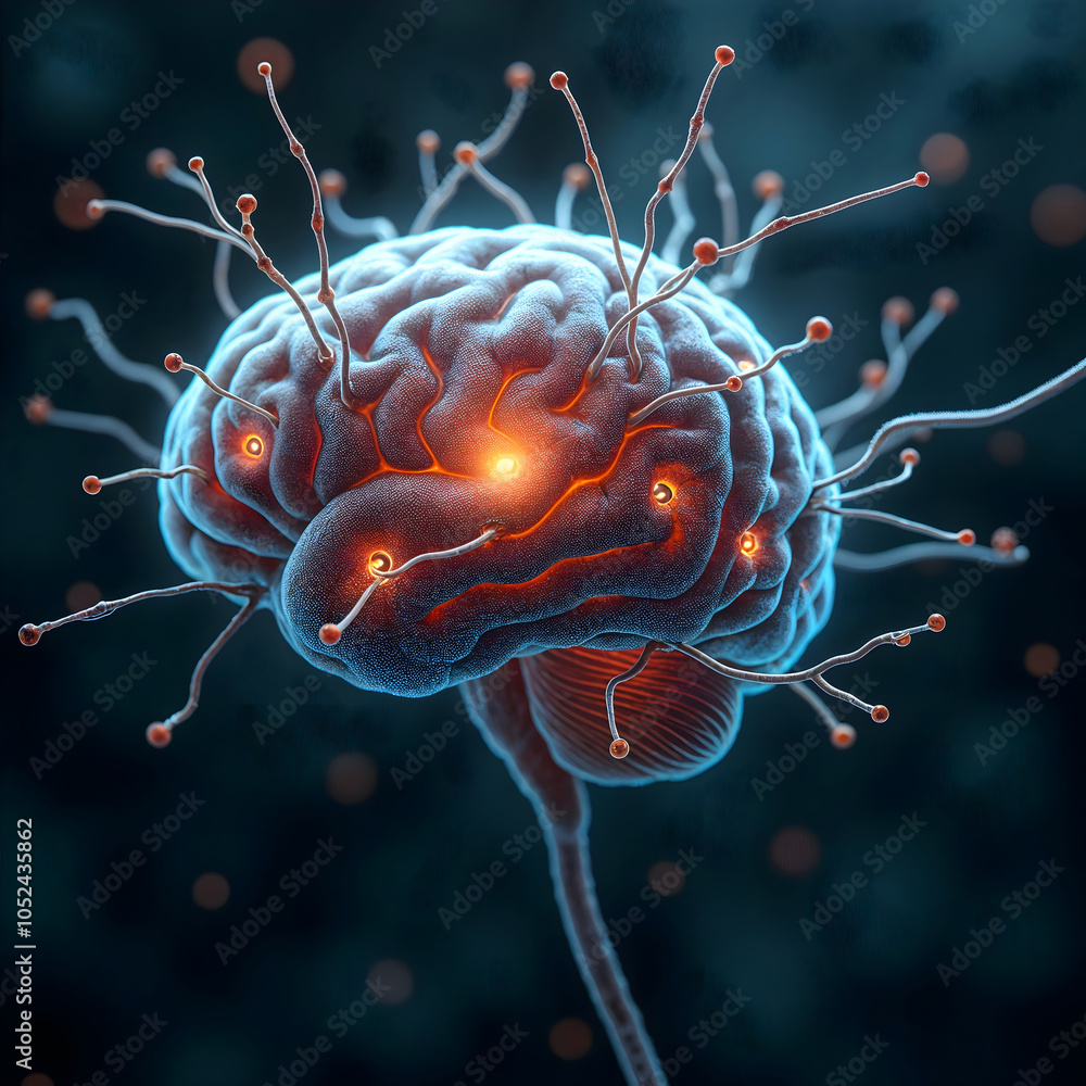 3d human brain anatomy, brain diseases, Alzheimer, dementia, mental ...