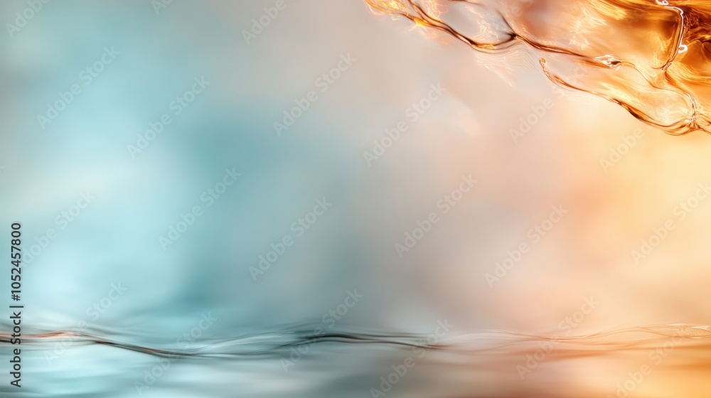 A dynamic and vibrant image depicting abstract elements blending ...