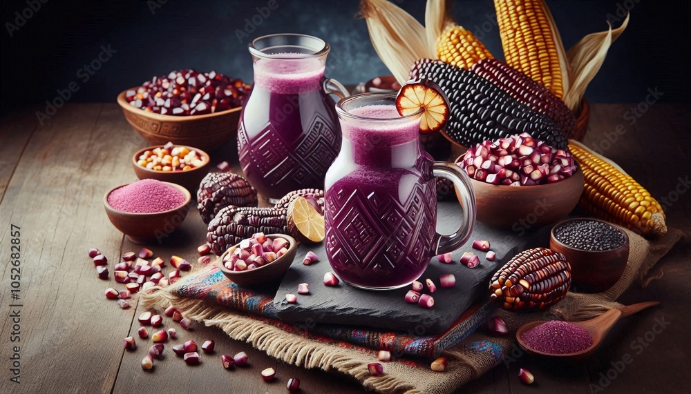 Chicha Morada - Traditional Peruvian purple corn beverage, known for ...