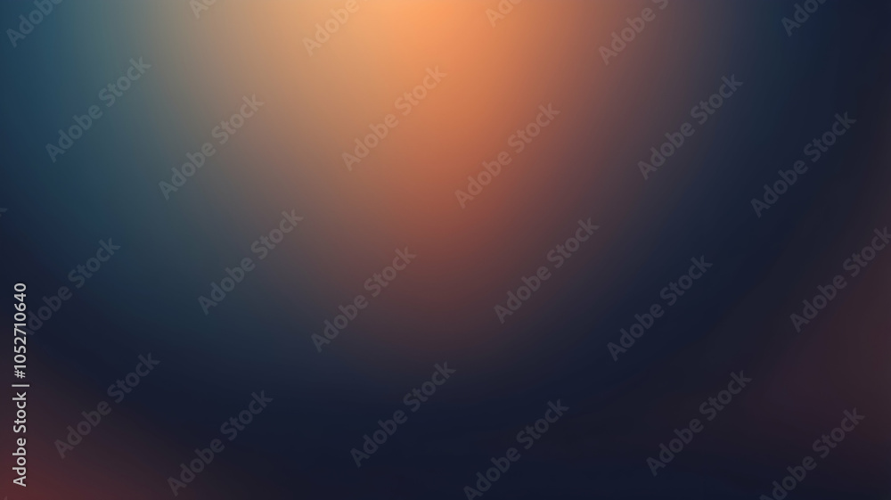 neon Soft beige, rust orange, navy blue glowing gradient background, a ...