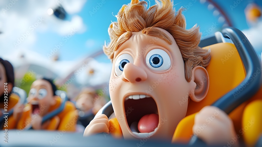 Delightful 3D clay figurines on an exciting rollercoaster adventure ...