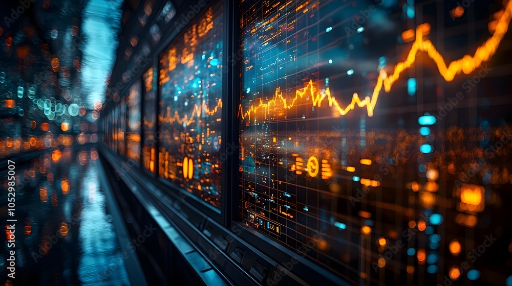 Futuristic Holographic Display Showcasing Live Carbon Dioxide Levels ...