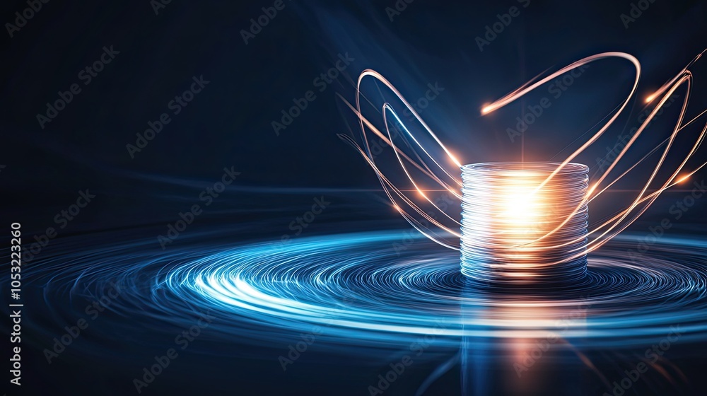 Scientific Visualization of Magnetic Field with Glowing Lines and ...