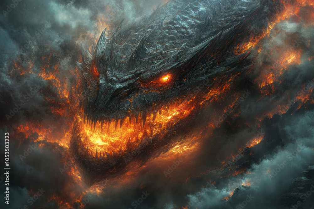 Fiery Dragons Unleashed: Captivating Artworks of Mythical Creatures in ...