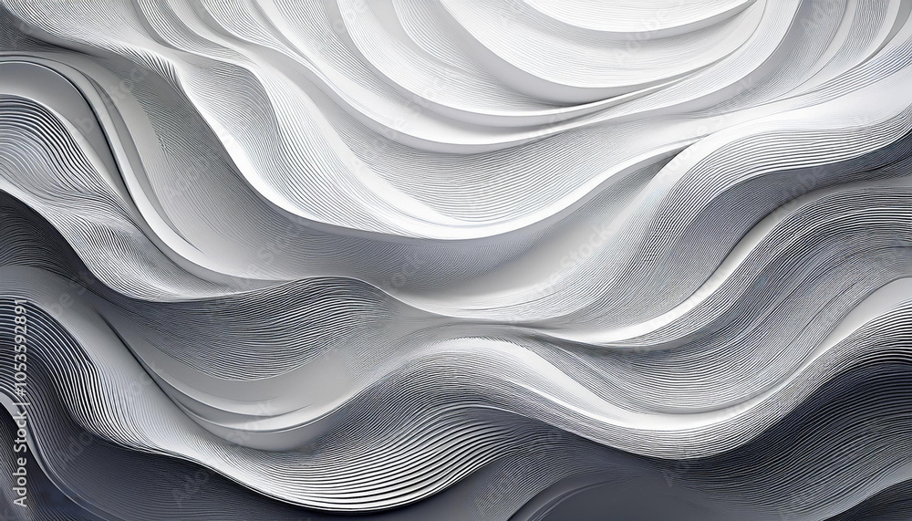 Ilustración de Stock Fondo blanco de curvas sinuosas y sugerentes, como ...