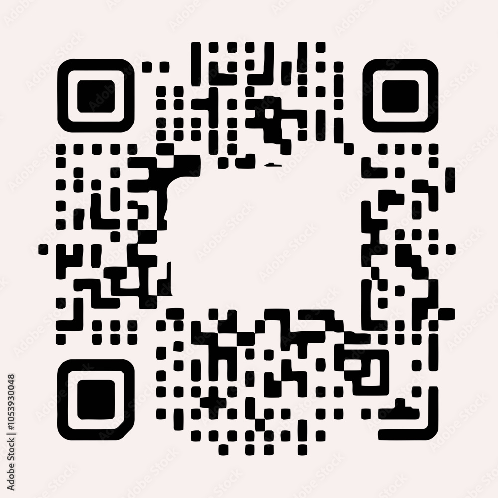 Scan here QR code blank frame. printable scan here sticker template for ...