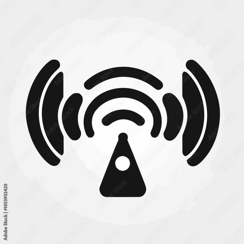 wifi icon. wireless and Wi-Fi network connection symbol for app, ui and ...