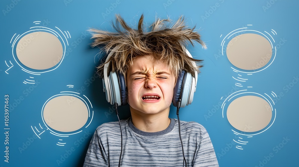 Zoom Fatigue: Generation Z. A tired Zoom meeting participant with ...