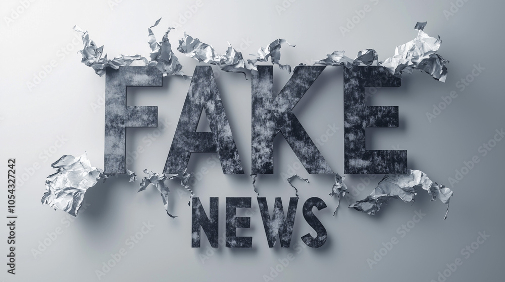 Fake news raveling web banner background. Concepts of digital social ...