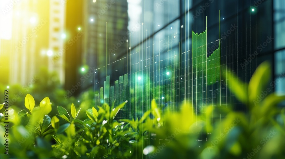 Green Corporate Banner with ESG Focus Stock Photo | Adobe Stock