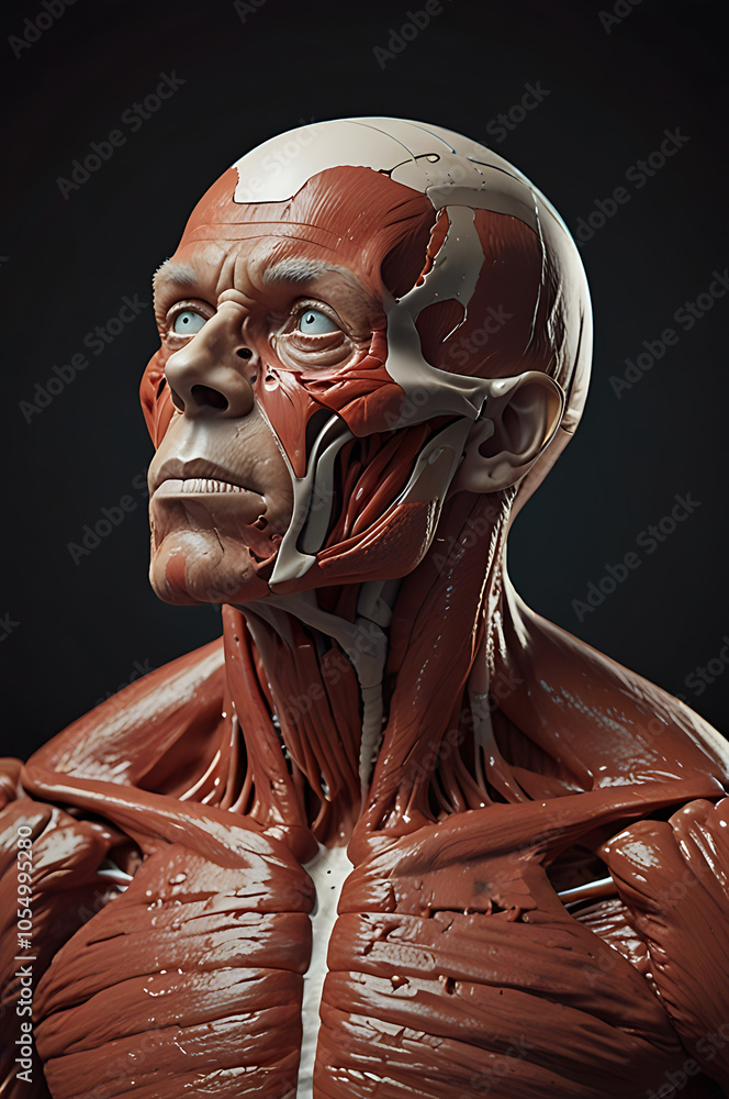 Detailed anatomical illustration of the deltoid muscle, including ...