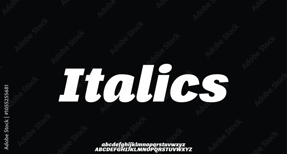 Vintage and classic display alphabet. Vector illustration of font set ...