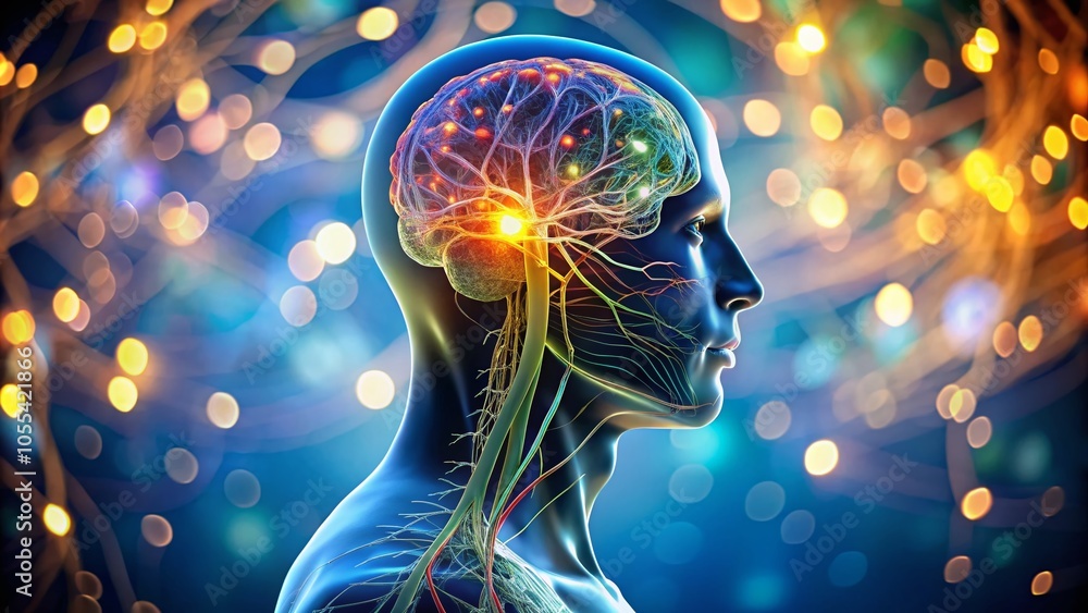 Detailed 3D Visualization of Human Brainstem and Cranial Nerves for ...