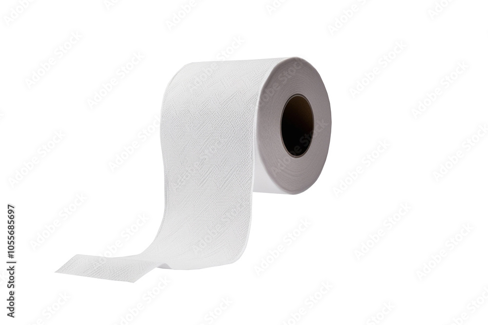 Toilet paper isolated on transparent background. A Png image Stock ...