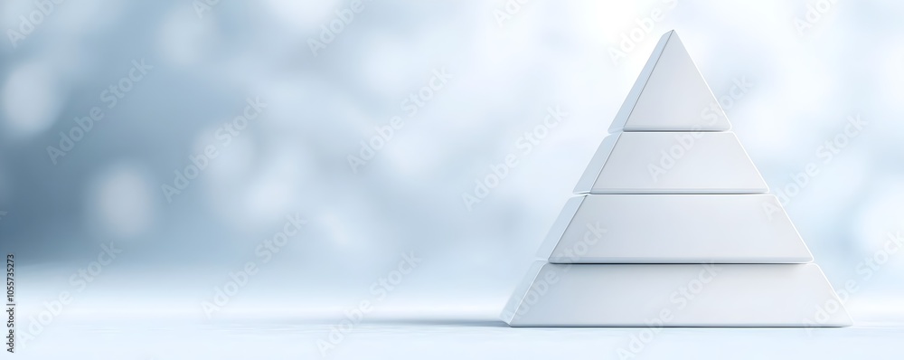Strategic Planning Pyramid Chart - Visualize Goal Hierarchy Target ...