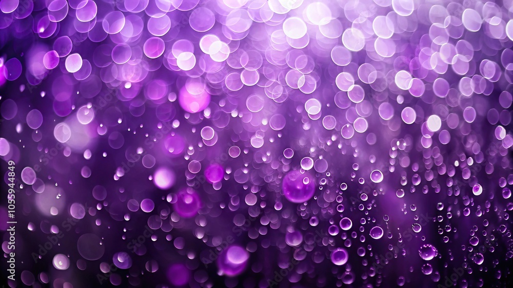 purple rain drop background with bokeh effect wallpaper for holiday ...