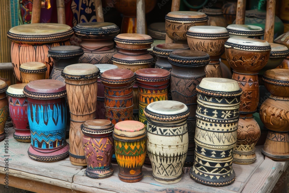 different types of drums from various cultures Stock Photo | Adobe Stock