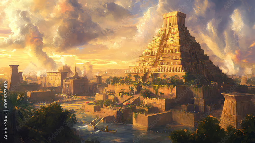 Babylon capital of the ancient babylonian empire and chaldean empire ...