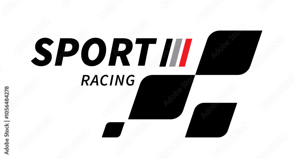 Race flag. Checkered flag. Black and white checker. Finishing flag ...