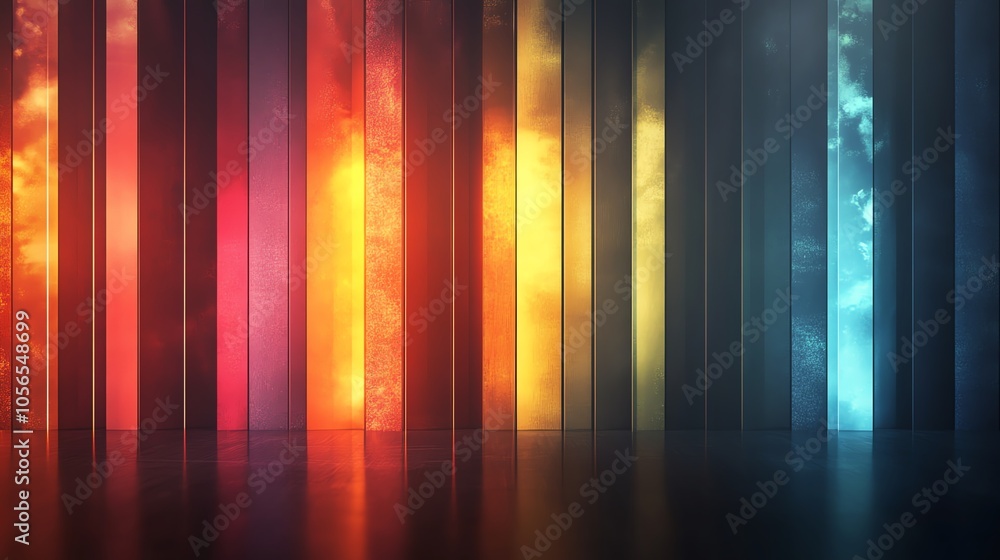 Different shades of light representing the depth of the hierarchy, with ...