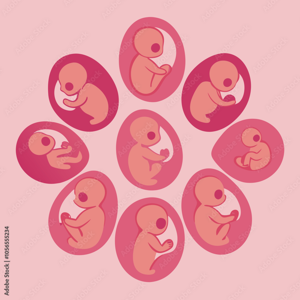 Pregnancy icon. Simple outline style. Pregnant woman, maternal, lady ...