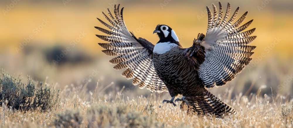 Greater Sage Grouse Male One Of The Endangered Threatened Bird Species ...