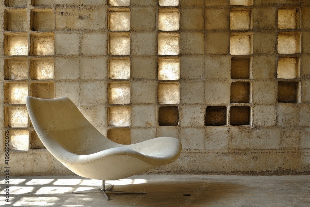 Modern Urban Room Design with Textured Walls and Tactile Elements ...