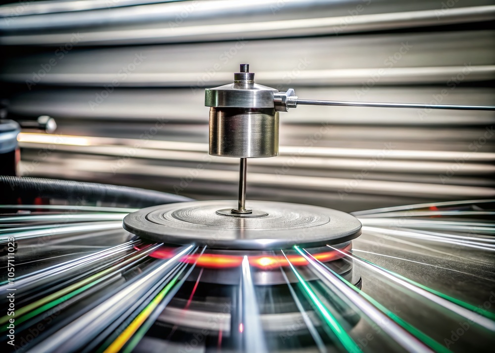 Long Exposure Measurement Animation with Moving Needle in Dynamic ...