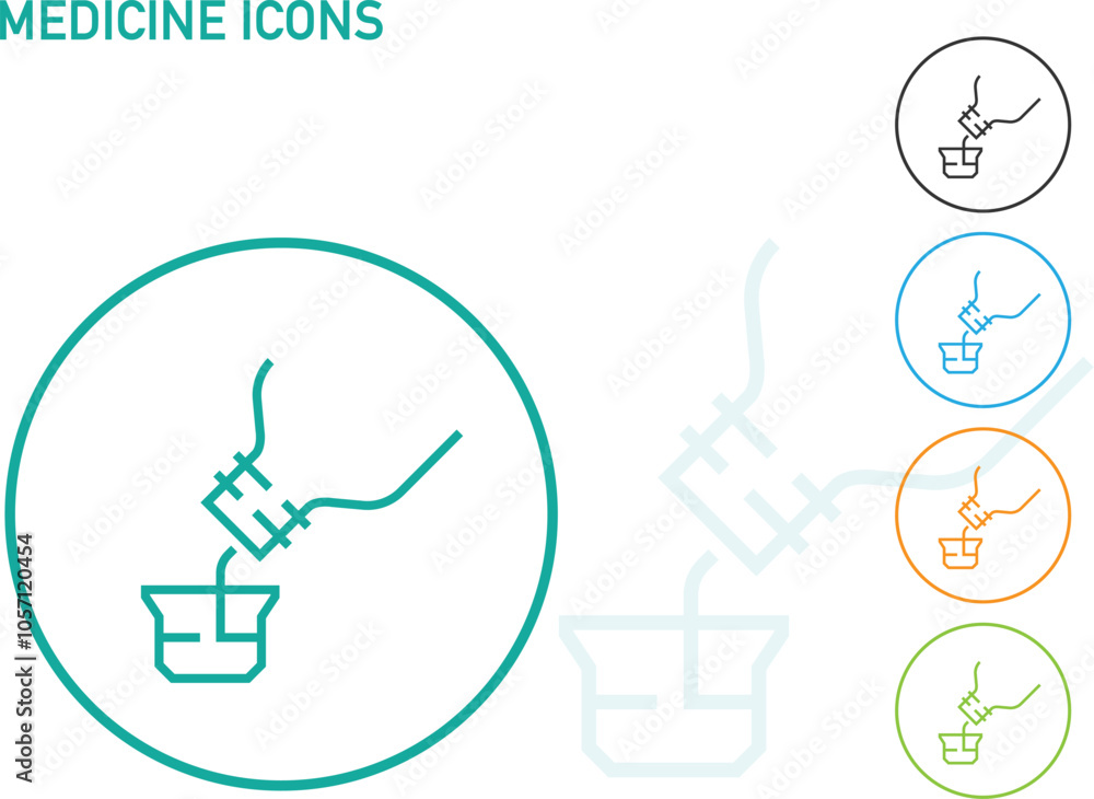 syrup medicine, liquid medicine icons, Medical icons and symbols ...