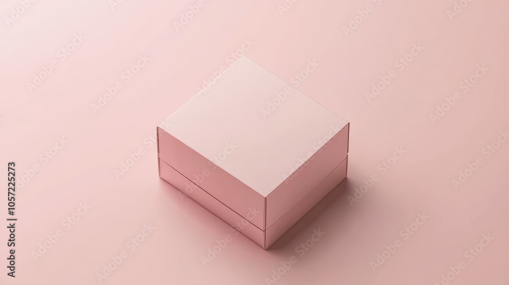 Customizable packaging box mockup for small businesses, minimal and ...
