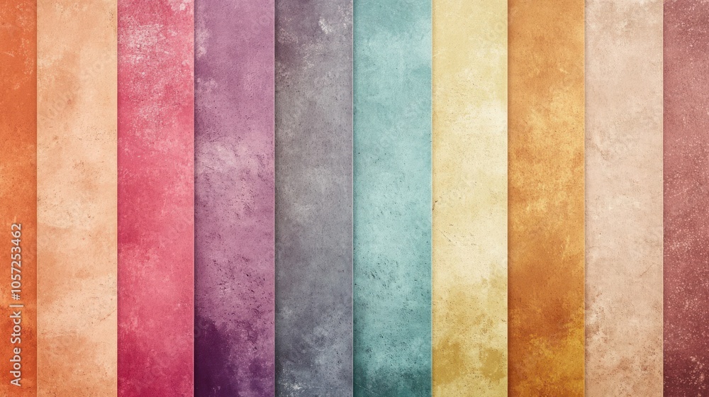 Vintage color burst with faded tones and retro gradients, an explosion ...