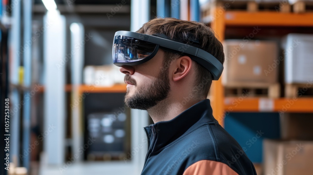 Warehouse Management System with AR for real-time tracking, enhancing ...