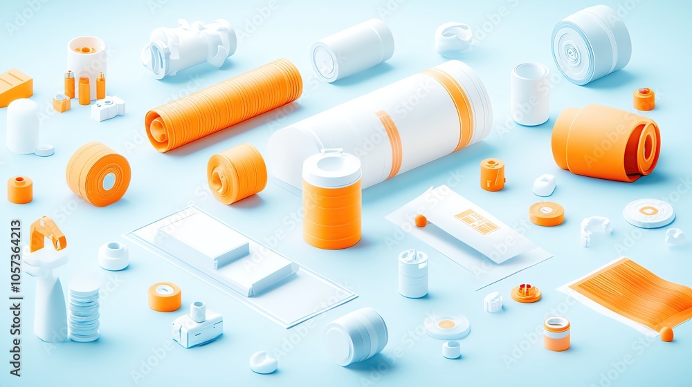 A creative drawing of the stages of the printing process, from design ...