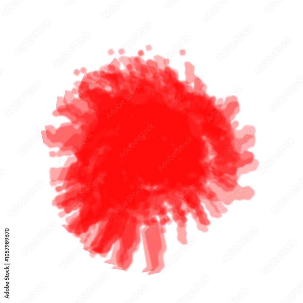 dark blood drop on isolated white background or transparent background ...