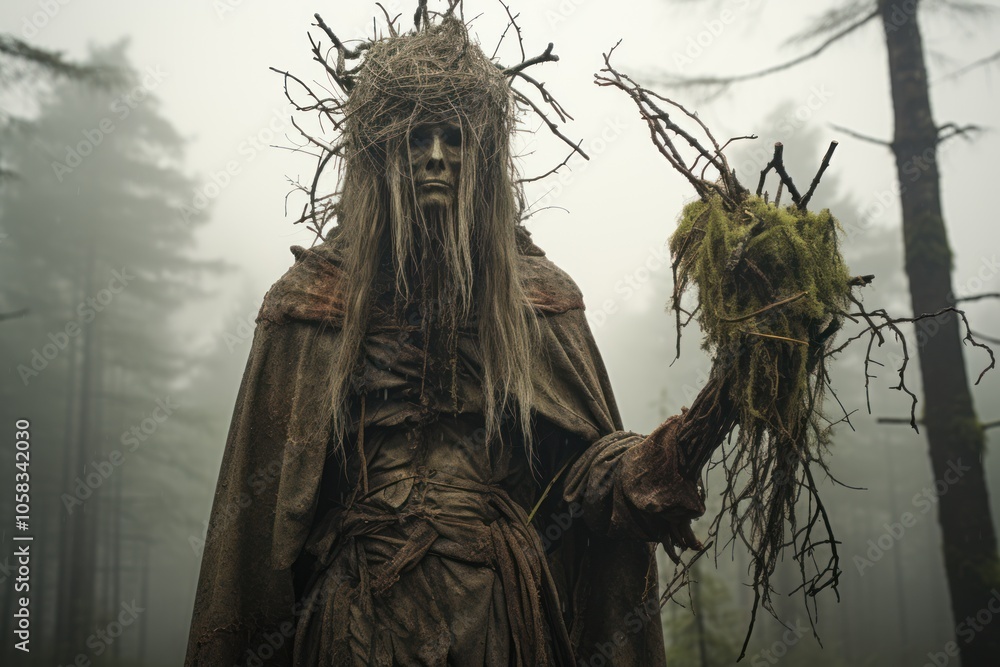 Slavic legends: Baba Yaga, Leshy from Slavic folklore, Baba Yaga as ...