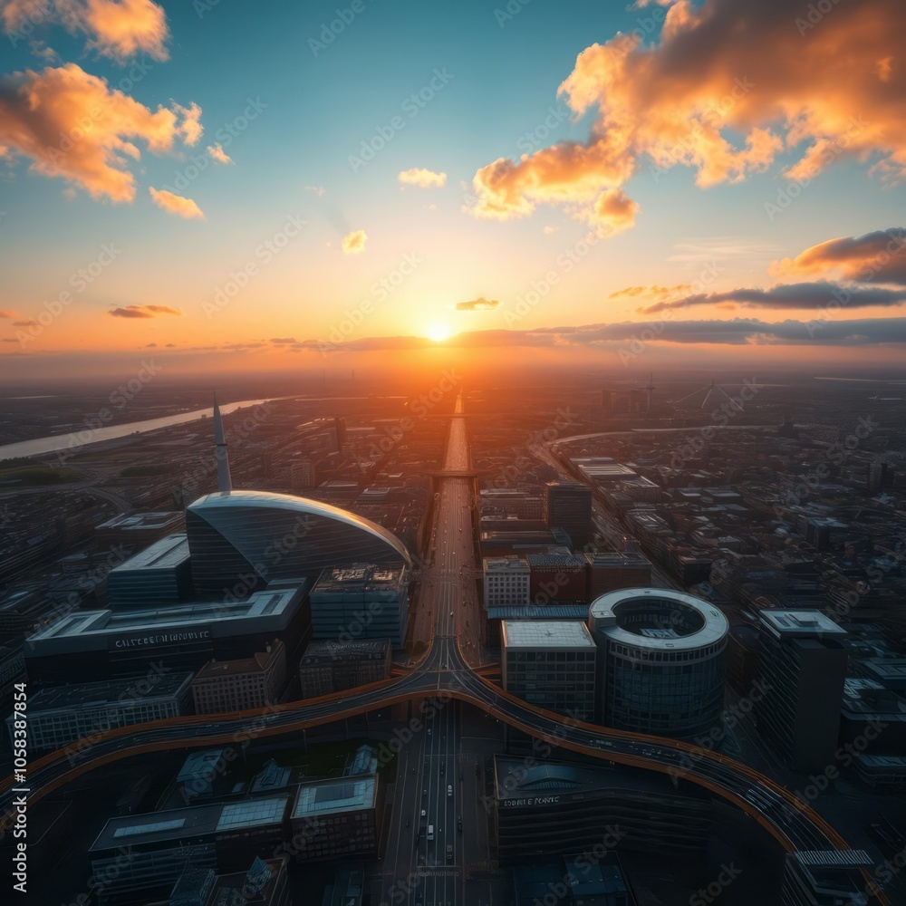 Aerial view of the sprawling city of addis ababa ethiopia aerial city ...
