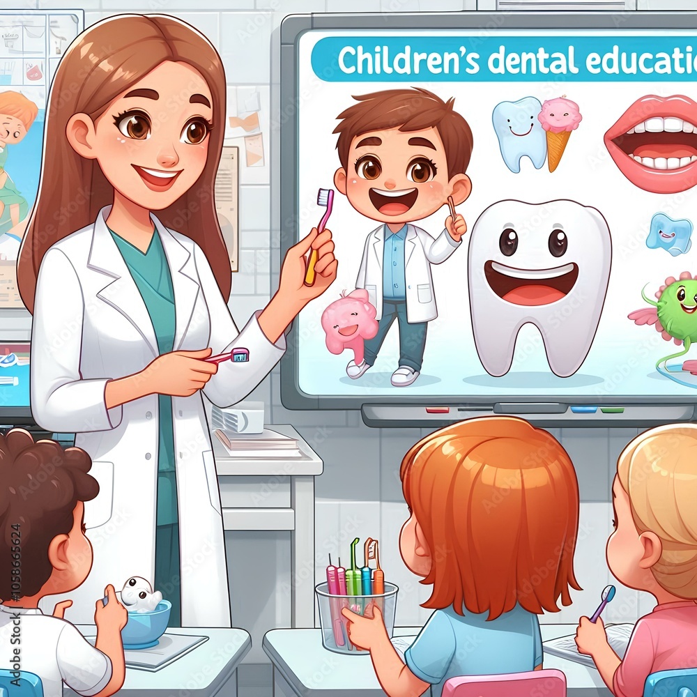 Childrens Dental EducationDescribe a classroom lesson where a teacher ...