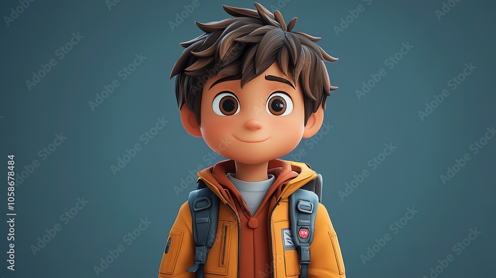 Animated boy character created as the protagonist for video game ...