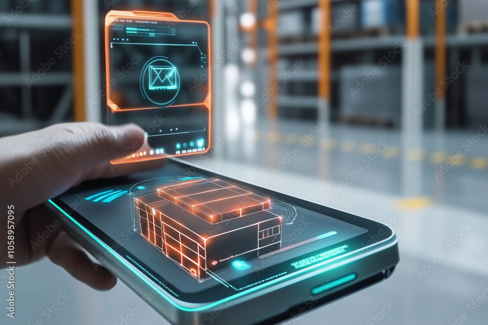 Smart warehouse management system using augmented reality technology Stock Photo | Adobe Stock