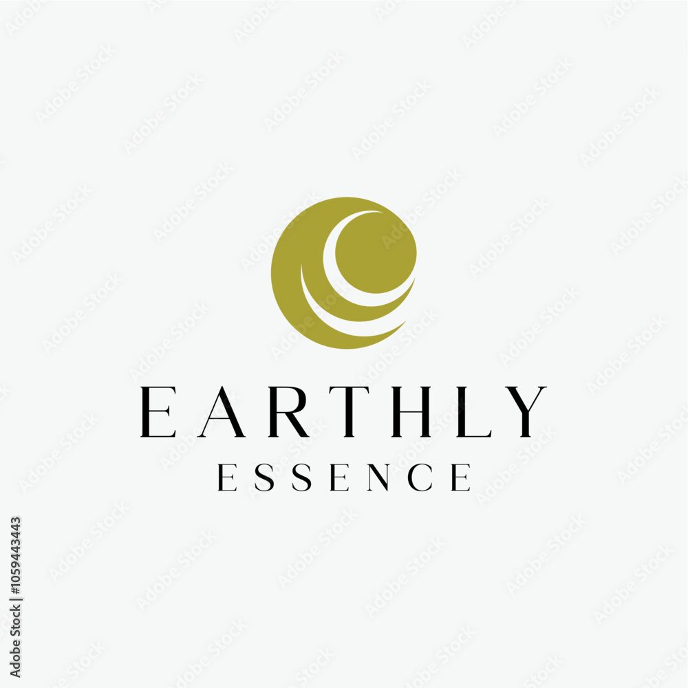 Earth essence abstract letter e logo design business name ideas icon ...