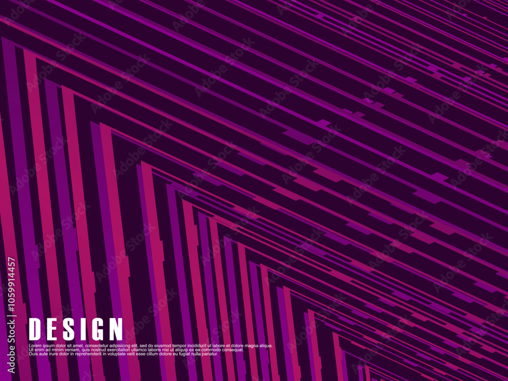Premium background design with diagonal purple lines pattern. Vector ...